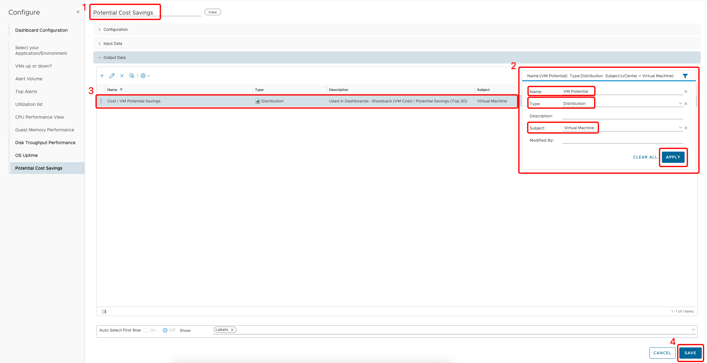 Create Dashboard | VMwareAria.github.io